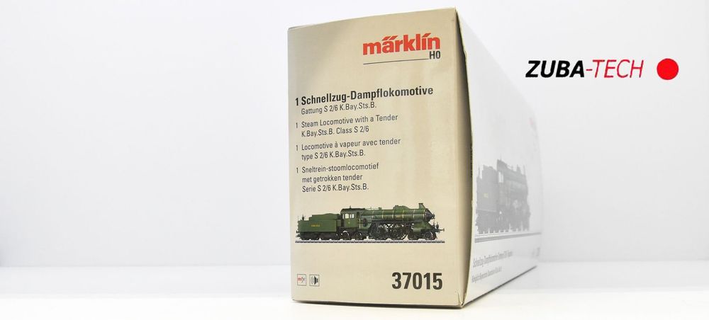 Märklin 37015 Dampflok S 2/6 K.Bay.Sts.B H0 WS Digital OVP (Neu (gemäss ...