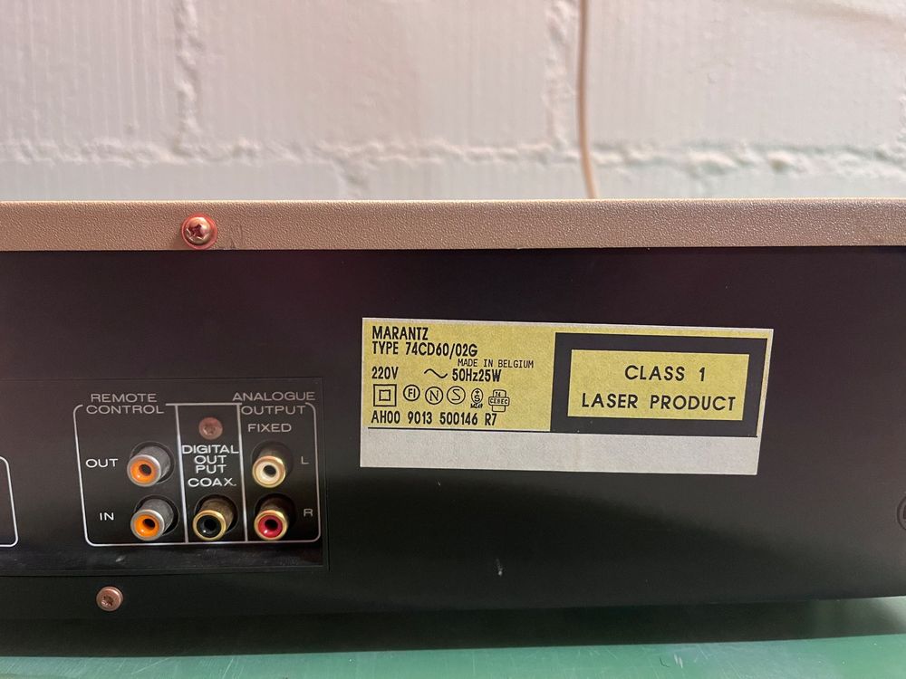 Marantz CD-60 !!! (Gebraucht) in Dübendorf für CHF 125 – mit Lieferung ...