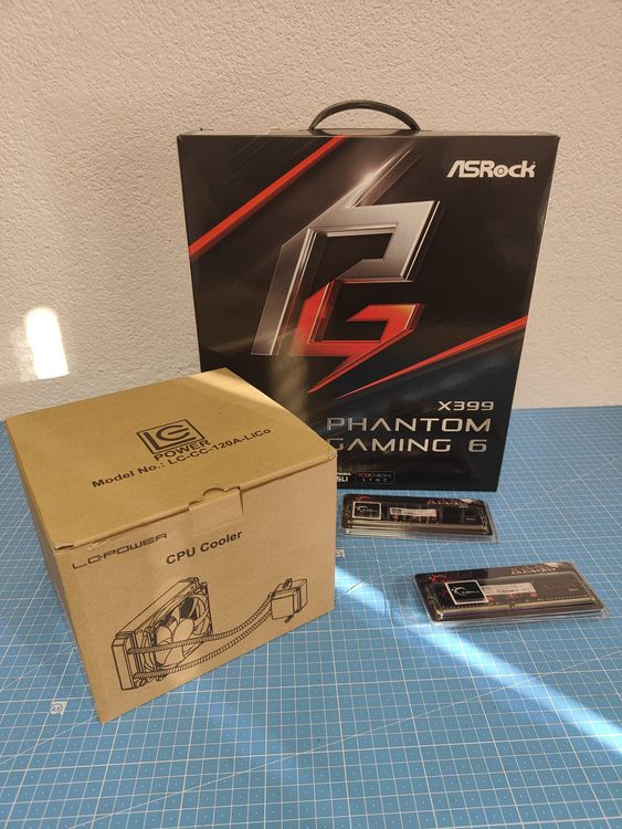 AMD Threadripper 1920X Set Neu, Mainboard, RAM & Wasserk. (Neu (gemäss ...