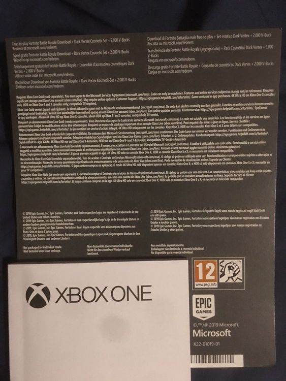 Fortnite Bundle: DarkVertex Code (Neu (gemäss Beschreibung)) in ...