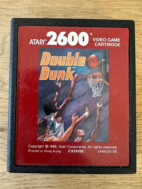 Double Dunk für Atari 2600 (Gebraucht) in Kestenholz für CHF 14 – mit ...