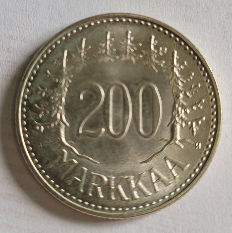 200 MARKKA / FINNLAND 1958 H (SILBER) | Kaufen auf Ricardo