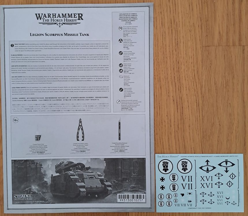 Warhammer Horus Heresy Scorpius Missile Tank (Gebraucht) in Zuchwil für ...
