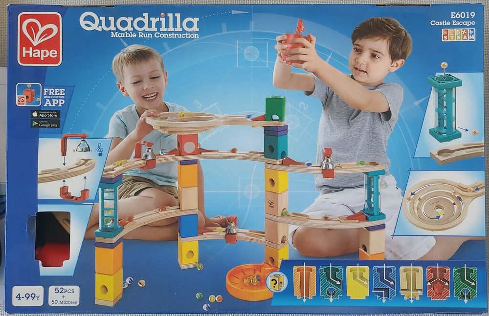 Hape Quadrilla Wooden Marble Run Set (Gebraucht) in Zollikerberg für CHF 25 – nur Abholung auf ...