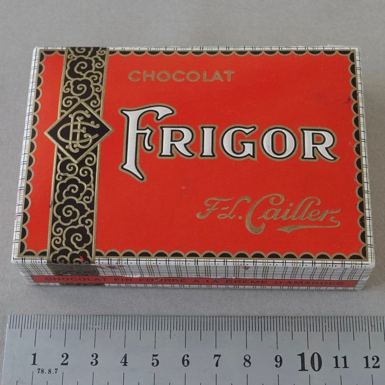 Alte Schachtel Chocolat Cailler Frigor, Schokolade, Praline | Kaufen ...