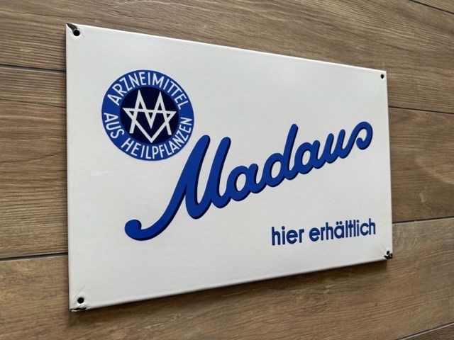 Madaus Arzneimittel aus Heilpflanzen - Original Emailschild (Gebraucht ...