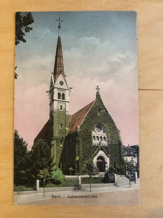 Antike Postkarte Bern, Johanneskirche, 1926 (Gebraucht) in Basel für CHF 10 – mit Lieferung auf ...