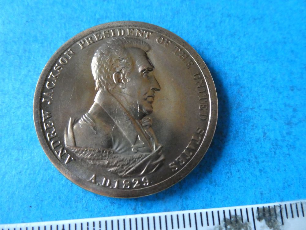 USA, Medaille Präsident Andrew Jackson 1829 | Kaufen auf Ricardo