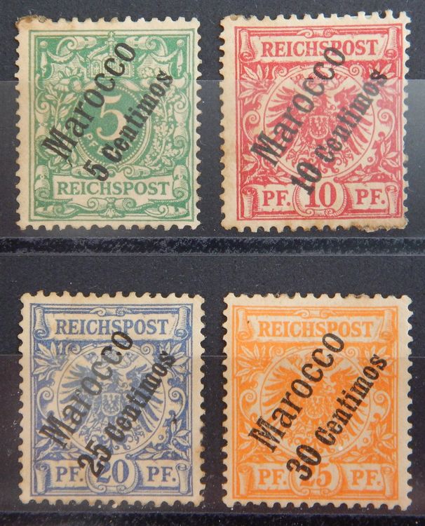 Deutsches Reich Marocco Kat. 2-5 * 1899 Kat. 68 Euro | Kaufen auf Ricardo