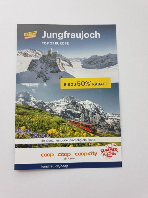 Jungfraujoch Coop - Gutschein (Neu (gemäss Beschreibung)) in Ermatingen für CHF 10 – mit ...