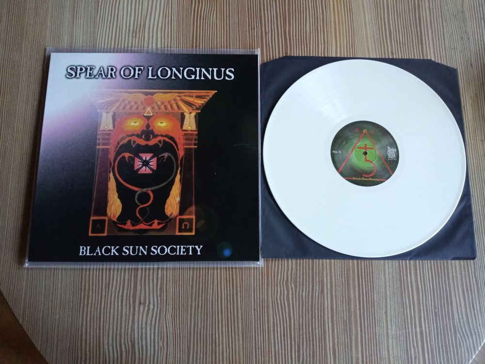 Spear Of Longinus-Black Sun Society 12'' White Vinyl LP 2017 (Neu ...