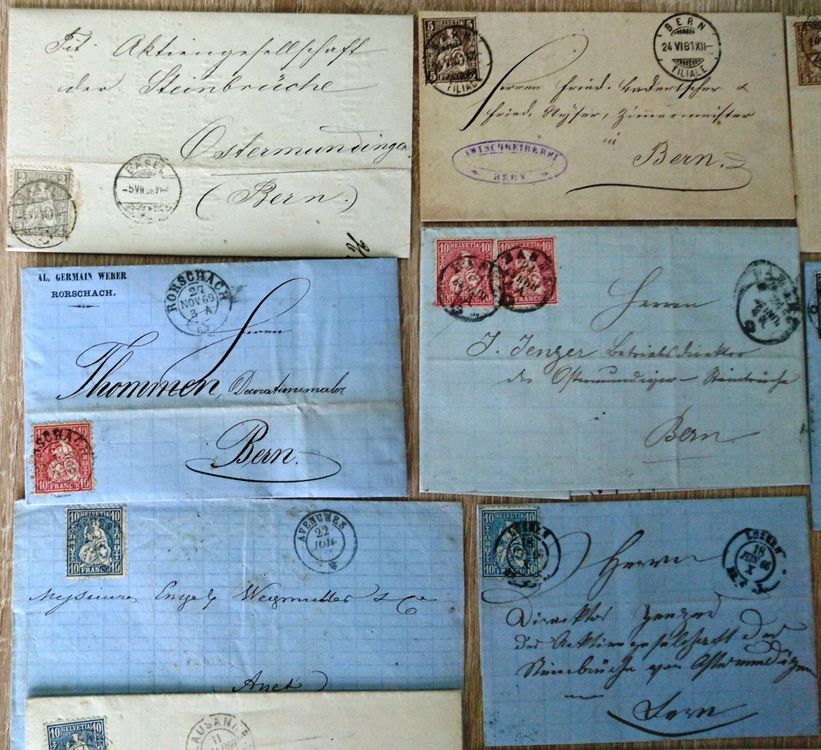 Brief-Posten ab 1864 Sitzende Helvetia selten TOP ab 1.- !! (Gebraucht ...