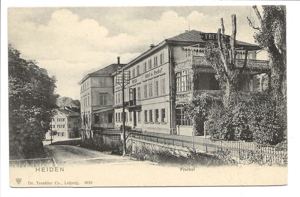 Heiden (AR) Hôtel Freihof - um 1910 | Kaufen auf Ricardo
