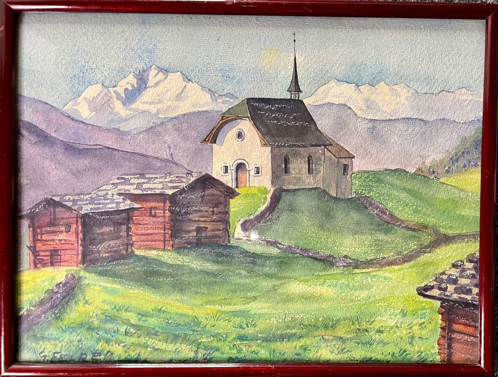 Carl Friedrich Felber 1880-1932, Aquarell | Kaufen auf Ricardo