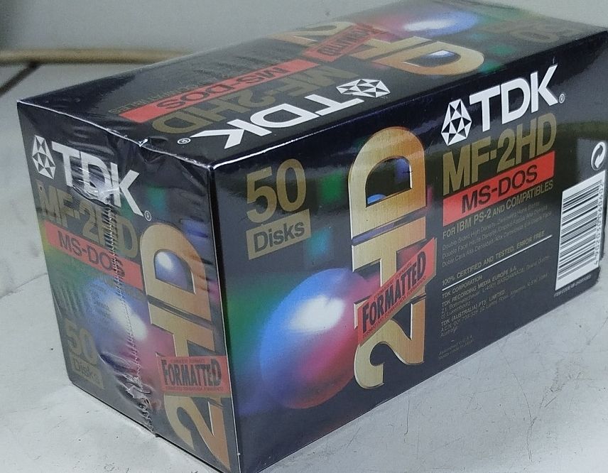 Original TDK MF-2HD Disketten, versiegelt - Rarität!(em9) (Neu und ...