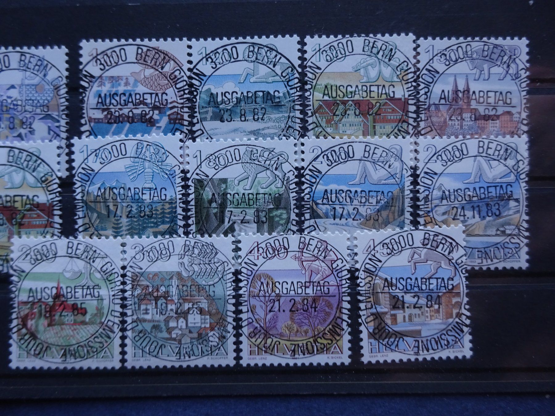 1982-1986 Z-Nr.680-693 mit ET-Voll (Gebraucht) in Appenzell-Steinegg ...