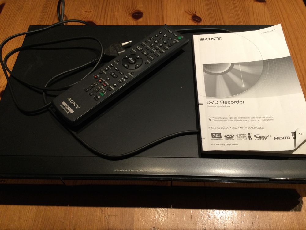 Sony DVD Recorder (Gebraucht) in Grellingen für CHF 1 – nur Abholung ...