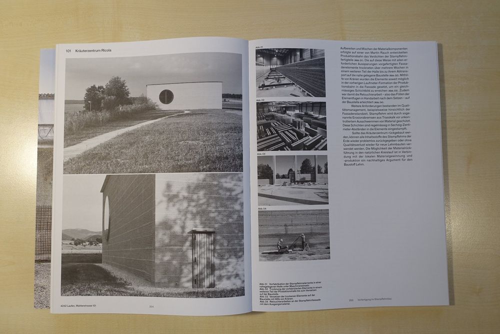 Architekt Roger Boltshauser Pisé - Stampflehm 2019 (Gebraucht) in Arbon ...