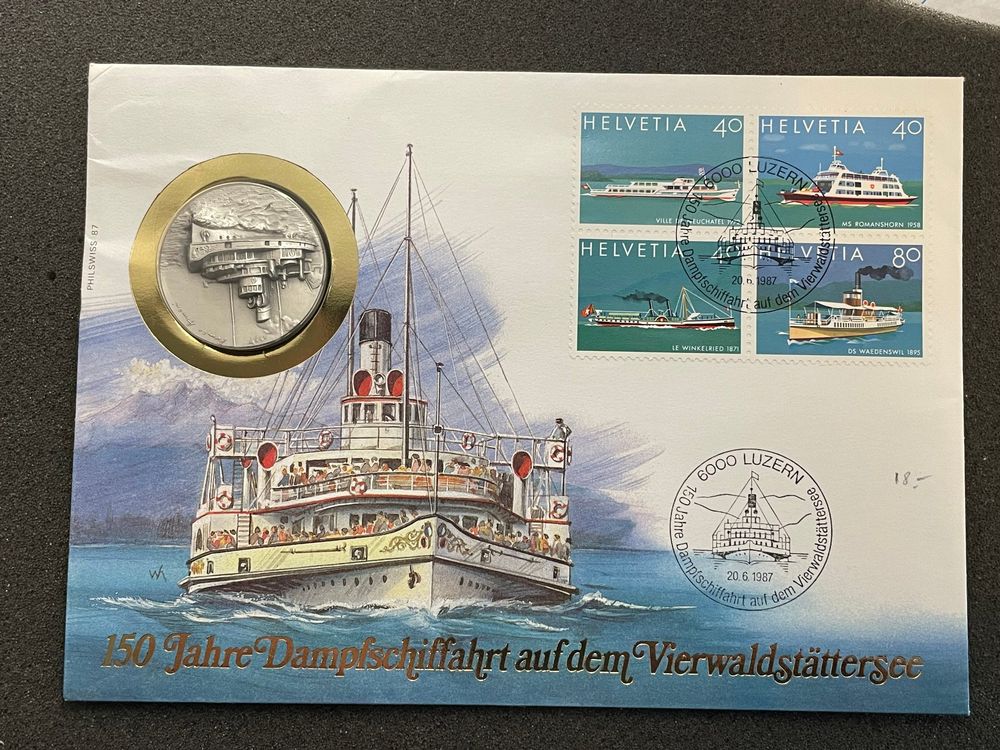 Annoni Silber 150 J. Schiffahrt Luzern | Kaufen auf Ricardo