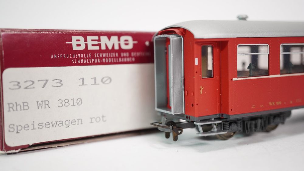 4∑ Bemo 3273 110 RhB WR 3810 Speisewagen (Gebraucht) in Uetendorf für ...