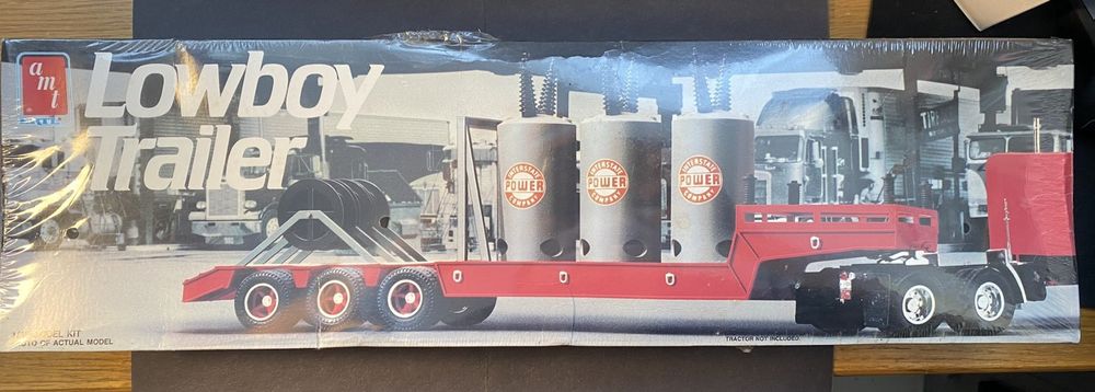 AMT Lowboy Trailer Modellbausatz - Sammlerstück NEU & OVP! (Neu und ...