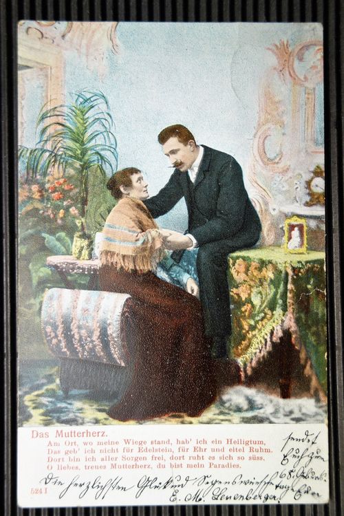 1905 Postkarte "Das Mutterherz" (Gebraucht) in Mettmenstetten für CHF 5.9 – mit Lieferung auf ...