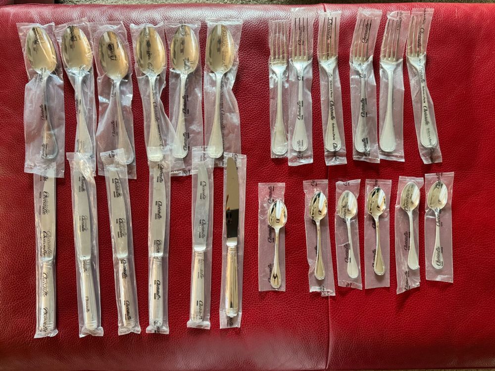 Neu! Christofle Silberbesteck Malmaison 24tlg. OVP | Kaufen auf Ricardo