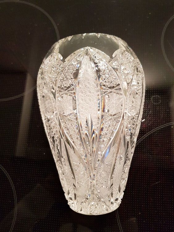 Kristall Vase Design-Klassiker Blumenvase Boehmia Vintage (Gebraucht ...