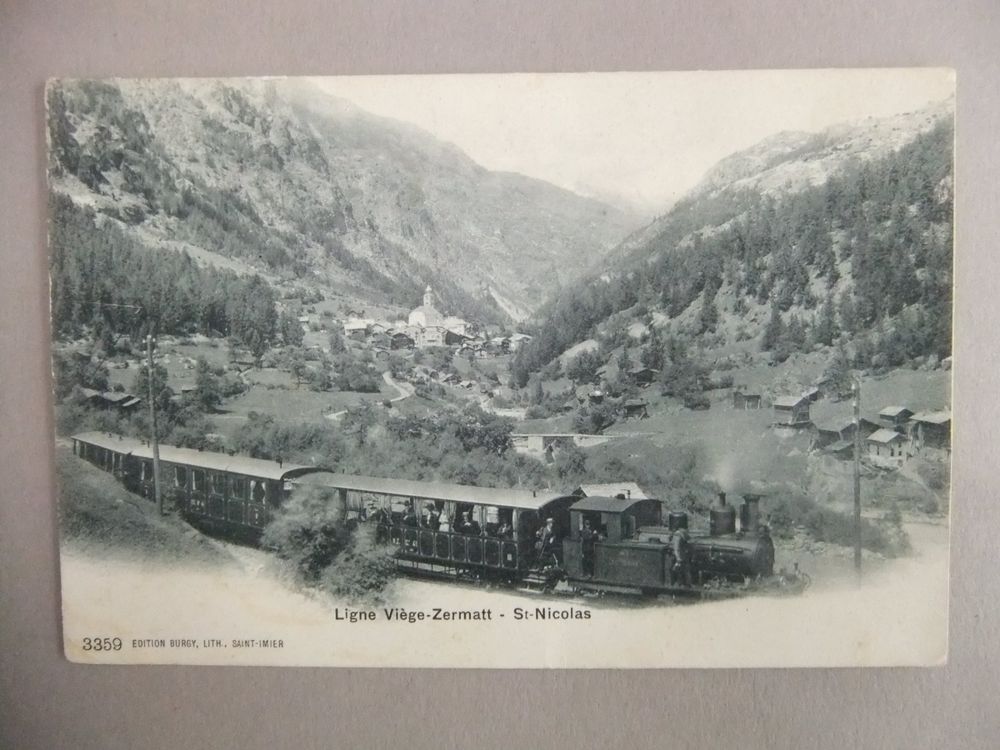 Dampflokomotive der Visp Zermatt Eisenbahn St. Niklaus (Gebraucht) in St. Niklaus VS für CHF 15 ...