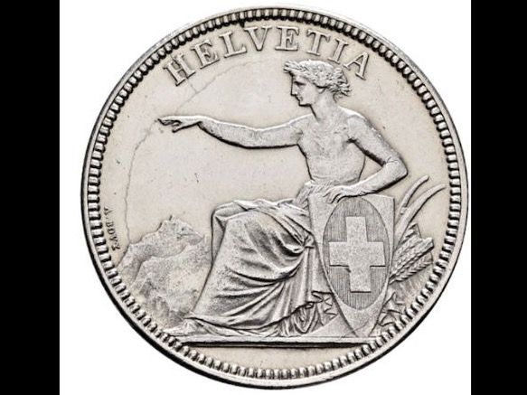 5 Franken 1874 B (ohne Punkt) UNC/STGL!!! (Gebraucht) in Tägerwilen für CHF 490 – mit Lieferung ...