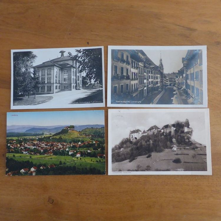 4 uralt AK `s LENZBURG wies mal war... | Kaufen auf Ricardo