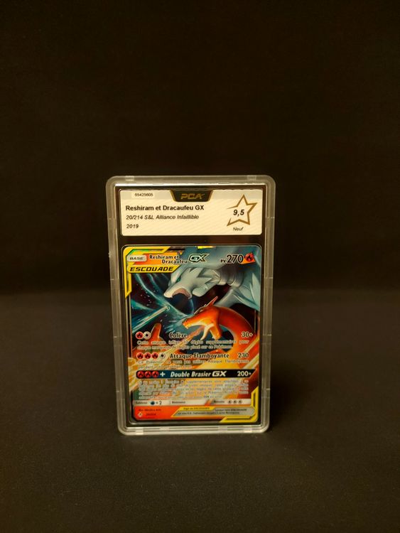 Carte Pokemon Reshiram et Dracaufeu GX PCA 9,5 Francais Fr (Gebraucht) in Thonex für CHF 130 ...