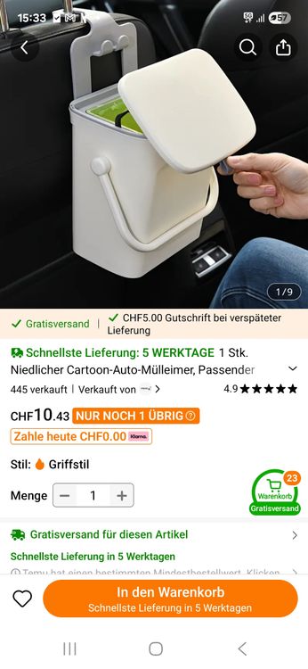 Mulleimer Fur Auto