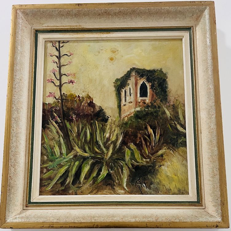 Alte Landschaft Gemälde Unleserlich Signiert | Kaufen auf Ricardo