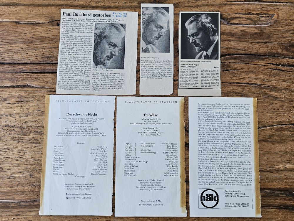 Der schwarze Hecht Komödie in 3 Akten mit Zeitungsausschnitt | Kaufen ...