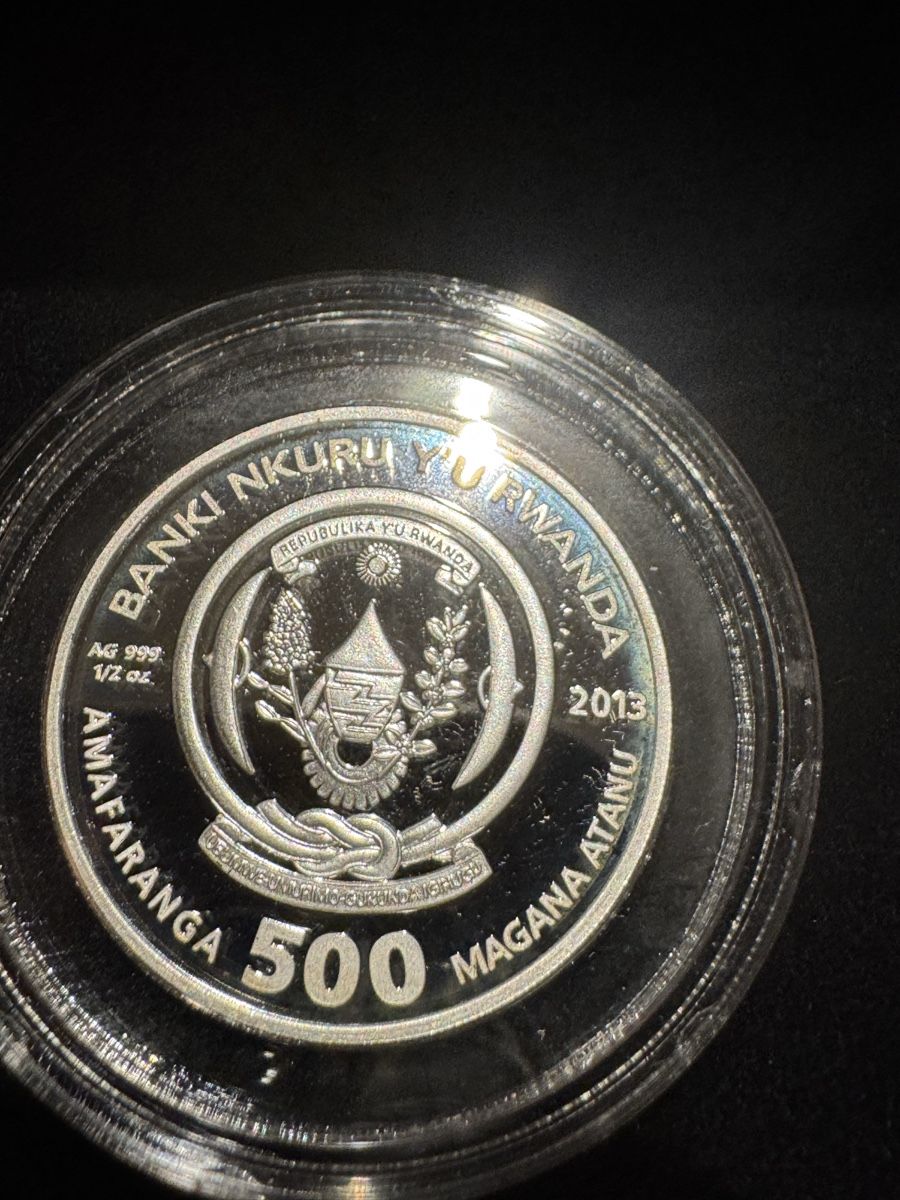 500 Francs Silbermünze (2013, Great Pyramid of Giza) (Neu und ...