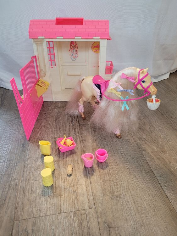 Barbie Pferd Leckermaul und Stall Set | Kaufen auf Ricardo