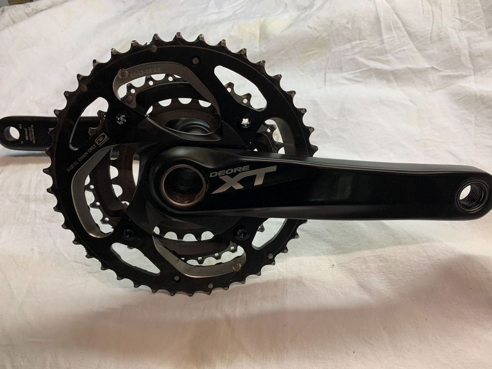 SHIMANO Kurbelgarnitur XT (Gebraucht) in Schwendibach für CHF 43 – mit Lieferung auf Ricardo kaufen