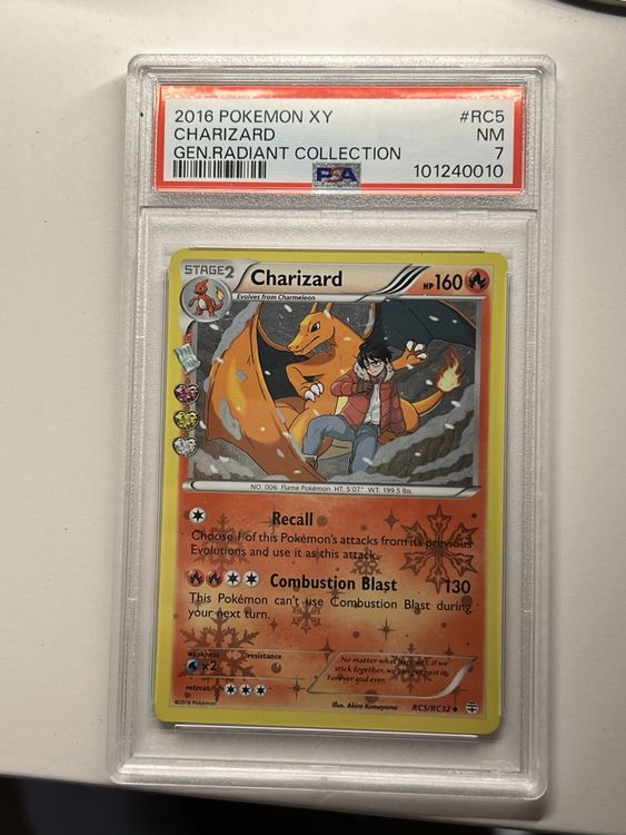 Charizard Holo - Generations Radiant Collection (RC5) PSA 7 (D'occasion ...