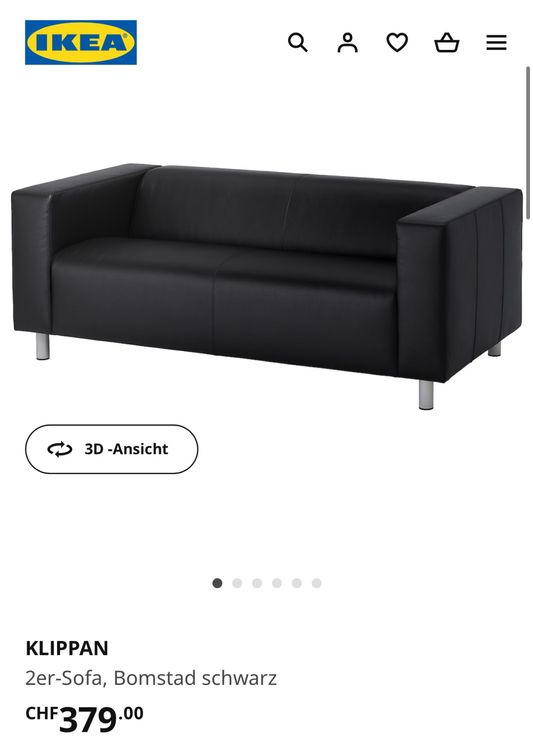 IKEA Klippan Sofa Couch (Gebraucht) in Liestal für CHF 1 – nur Abholung auf Ricardo kaufen