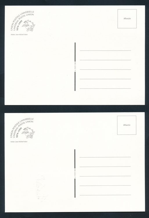 125 Jahre Weltpostverein (Kleinbogen u. Maximumkarten) (Gebraucht) in ...