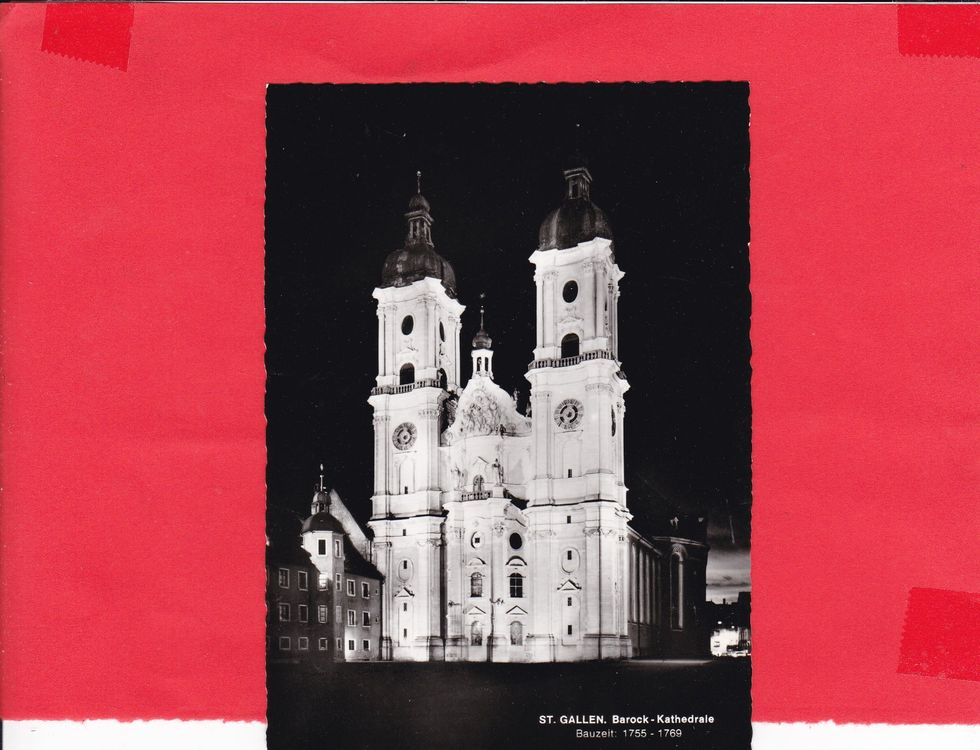 St. Gallen-Kathedrale bei Nacht | Kaufen auf Ricardo
