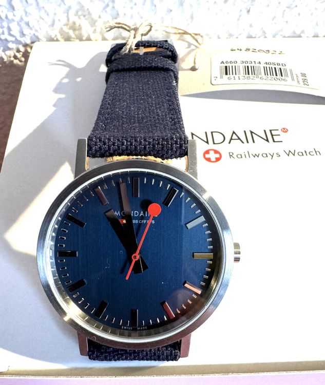 SBB Uhr Mondaine Swiss Railways Uhr Special (Neu und originalverpackt ...