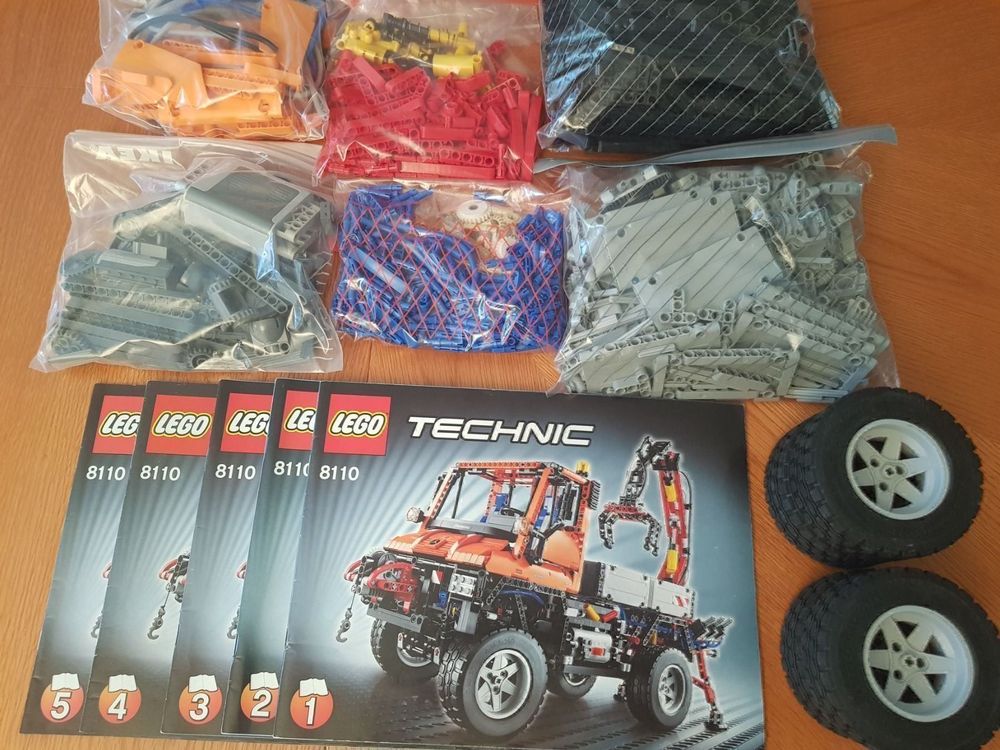 Lego Technik 8110 Unimog U400 mit Kran | Kaufen auf Ricardo
