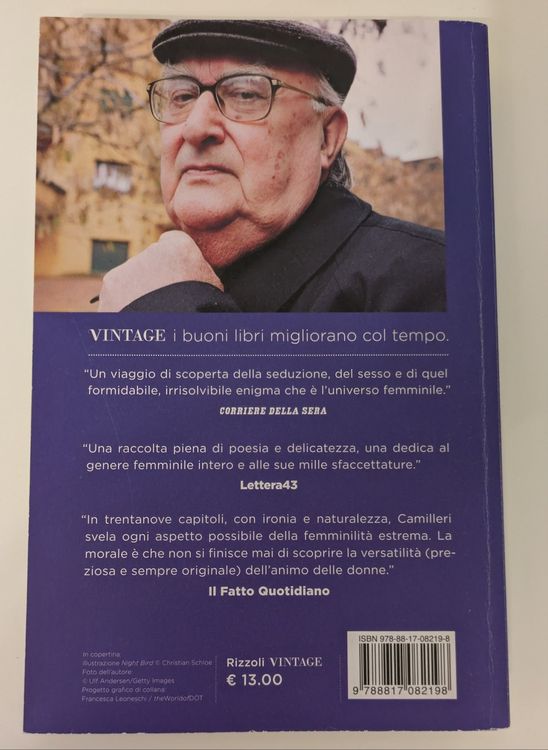 Andrea Camilleri "Donne" Rizzoli Vintage (Nuovo (secondo la descrizione ...