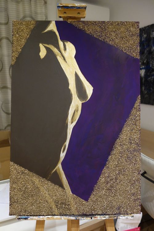 Acrylbild XL Leinwand Unikat "She's" (Neu und originalverpackt) in Bad Homburg v. d. H. für CHF ...