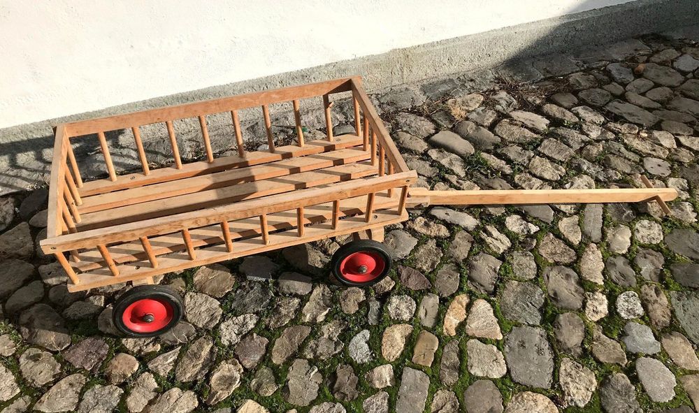 Leiterwagen Holz Gro