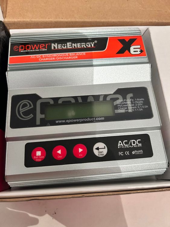 EPOWER NEUENERGY X6+ CARICATORE/SCARICATORE DI BILANCIAMENTO | Kaufen auf Ricardo