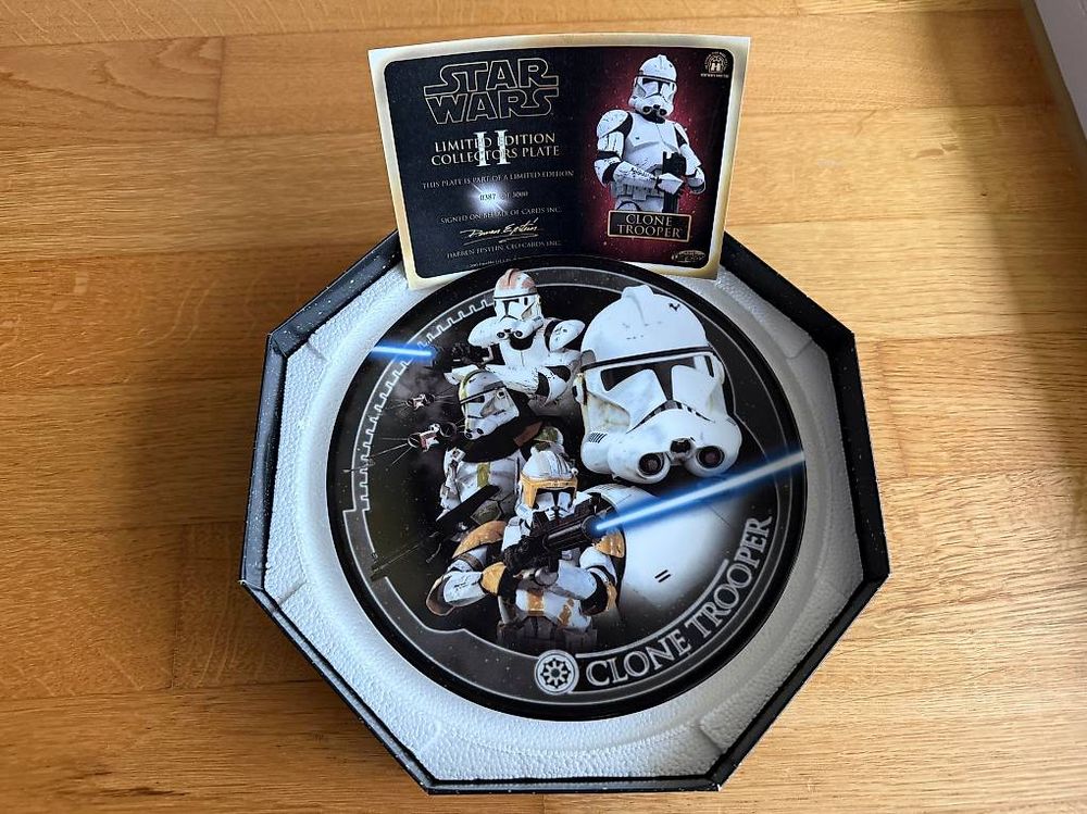 Collector plate STAR WARS épisode 3 Clone trooper (Gebraucht) in ...