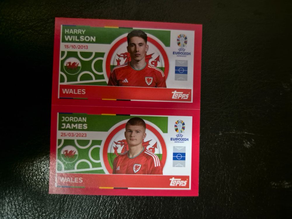 UEFA EURO 2024 Topps WAL 10, WAL 11 (Neu (gemäss Beschreibung)) in für ...